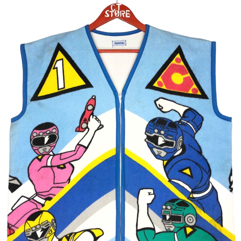 Vintage 1996 Gekisou Sentai Carranger Sleeveless Shirt - Etsy
