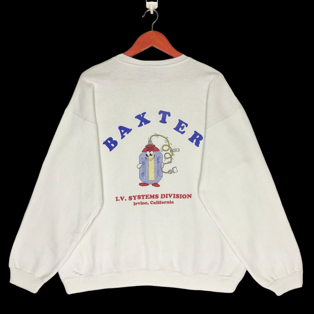 Vintage Baxter A.C.T Big Logo Sweatshirt - Irvine California Large - Etsy