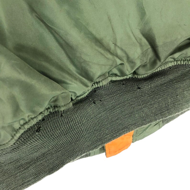 Vintage 70s MA-1 US Military Flight Jacket Size S in Green Usaf Mil-j-8279e - Etsy