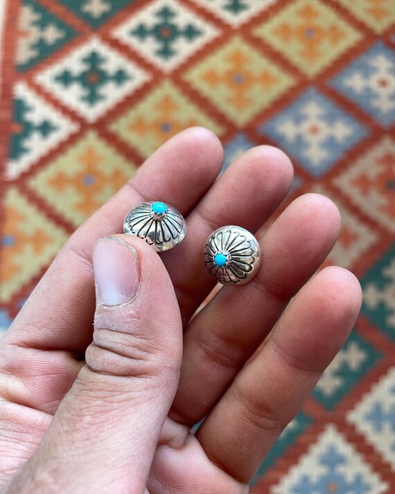 Navajo Indian JASON BAHE Butterfly Bracelet ROYSTON T… - Gem