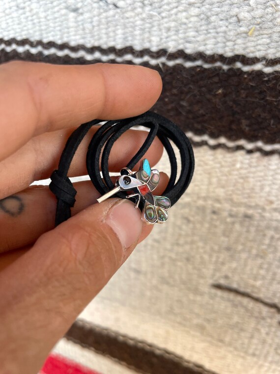 Zuni Hummingbird Pendant - Gem