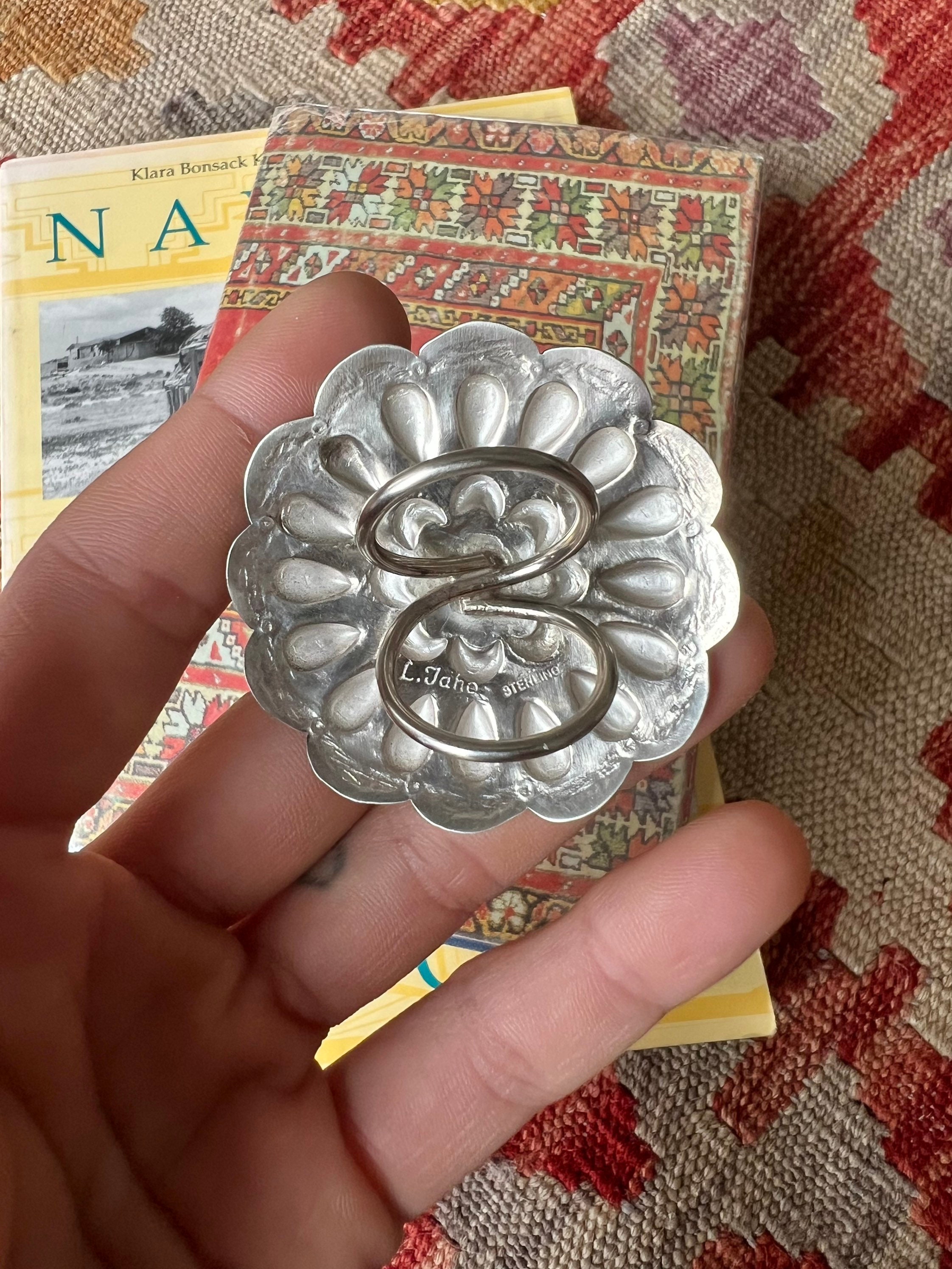 Leander Tahe Navajo Concho Scarf Holder - Etsy