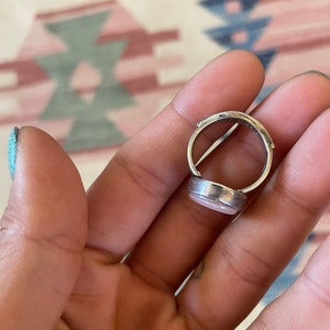 Vintage Navajo Pink Muscle Shell Ring Size 6 - Etsy