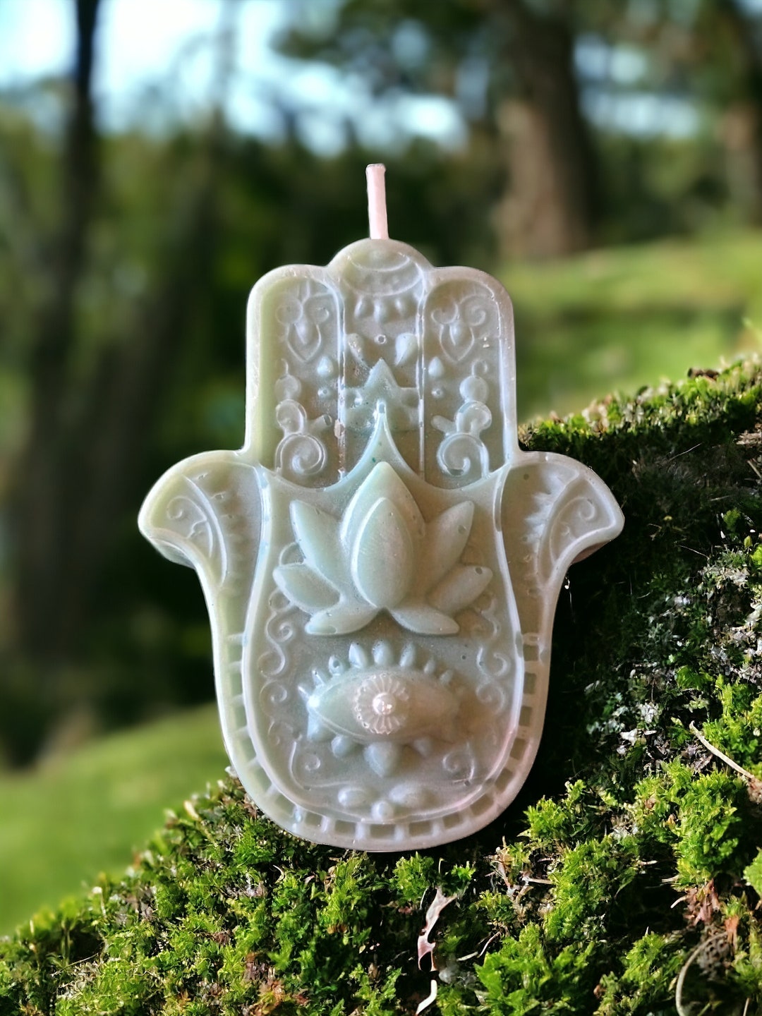 Hamsa Hand Candle - Etsy