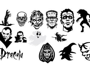 Dracula Digital Silhouette - Etsy