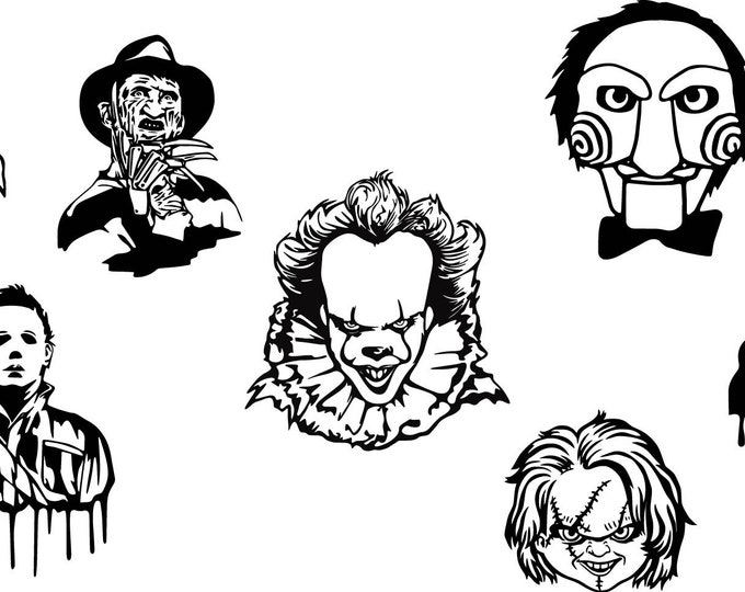 Scary Movie Weapons Svg Png| Horror Movie SVG PNG Cut File | Horror ...