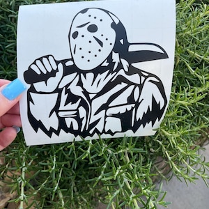 Horror Villain Vinyl Decals, Bad Guys, Michael, Jason Voorhees, Myers ...