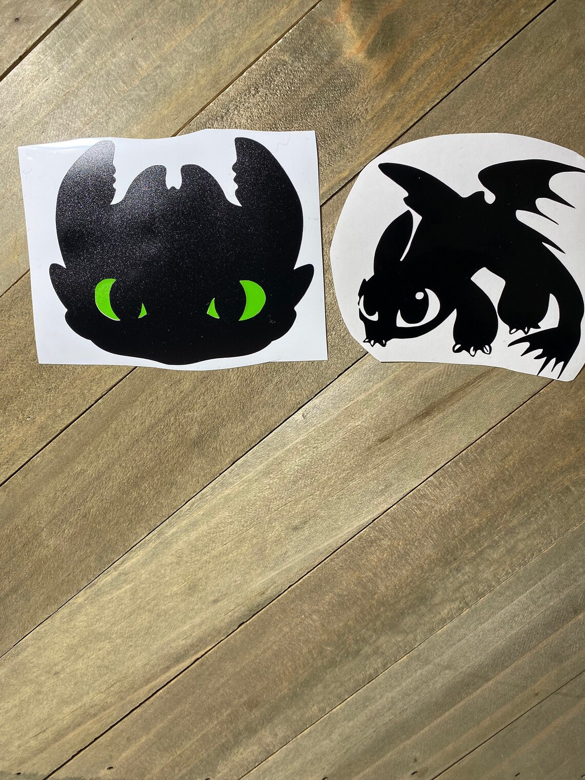 Toothless Dragon Vinyl Decal Car Decal Laptop Decal Wall Decal | Etsy