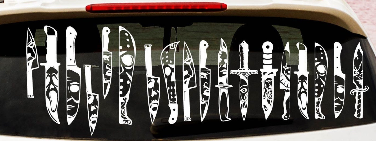Horror Movie Villains in Knives Decal Car Jason Michael - Etsy