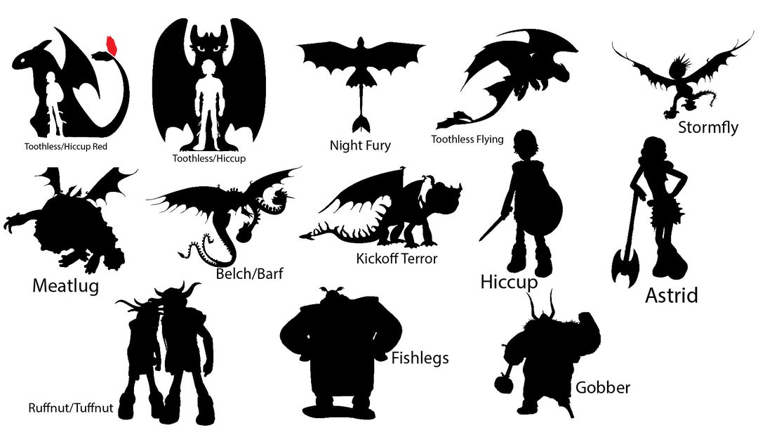 Toothless Dragon Vinyl Decal Car Decal Laptop Decal Wall Decal Tumbler ...