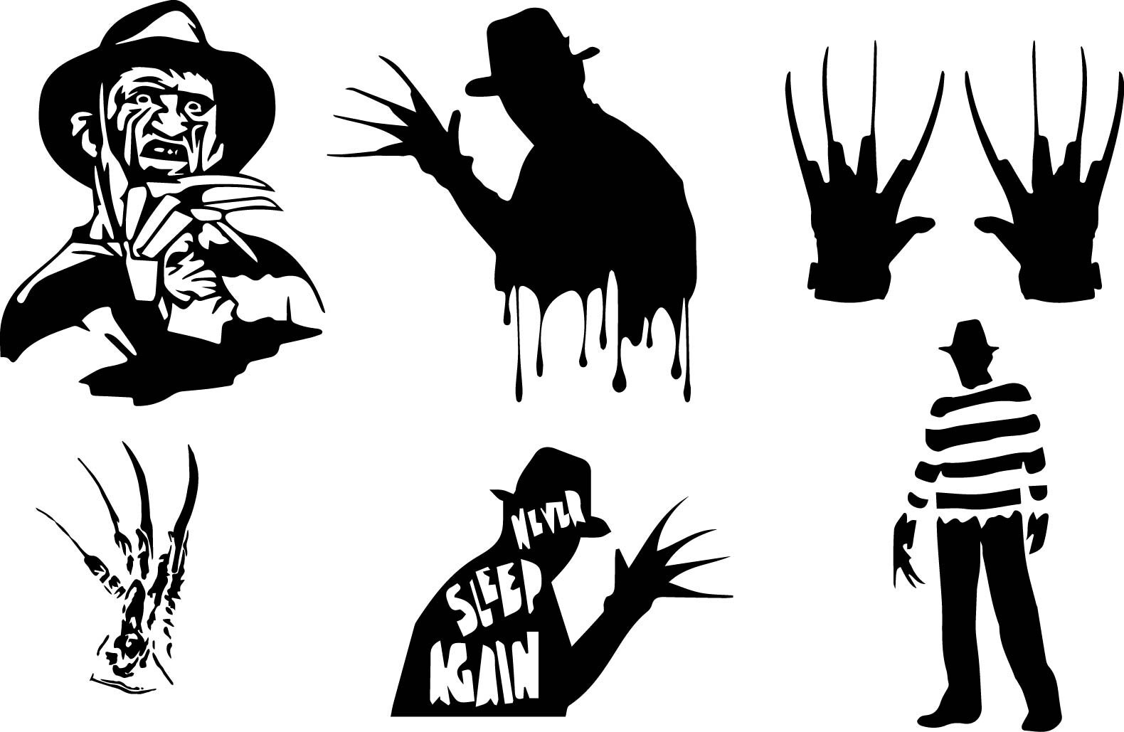 Freddy Krueger Decal