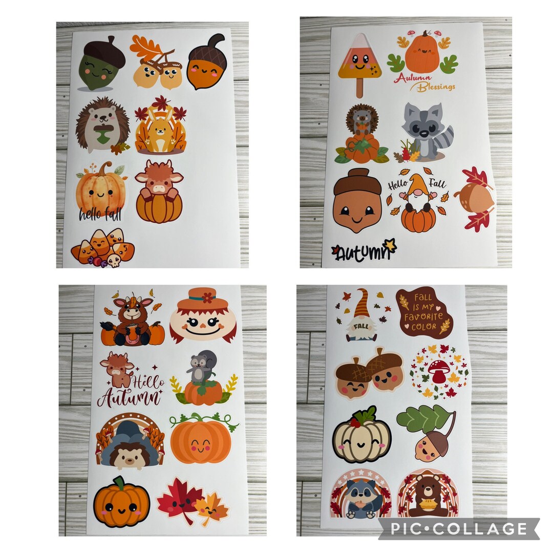 Cute Stickers Bundle, Cute Food Stickers Bundle, Potted Plant Bundle ...