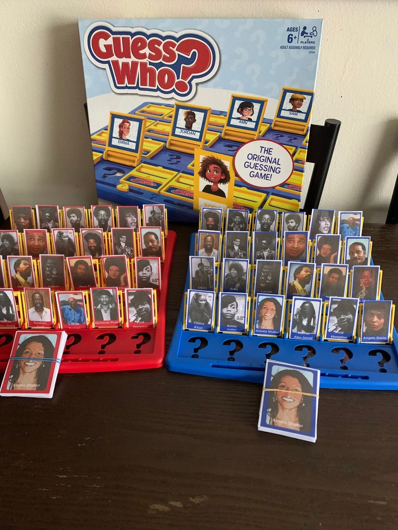 Black Panther Party Template for Guess Who Board Game - Etsy