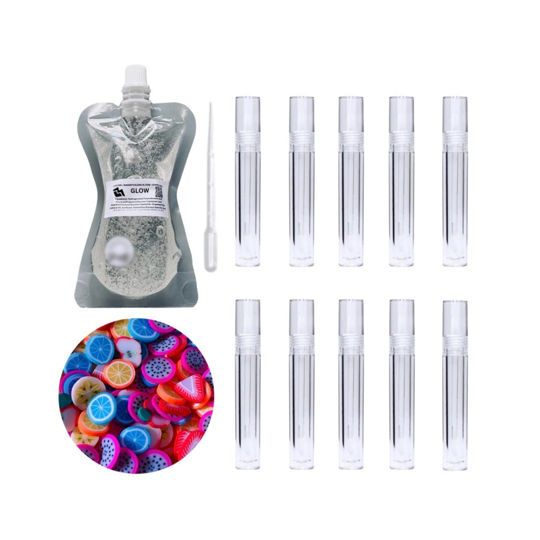 Lip Gloss Starter Kit, Fruit Punch, DIY Lip Gloss Making Kit, Make Your ...