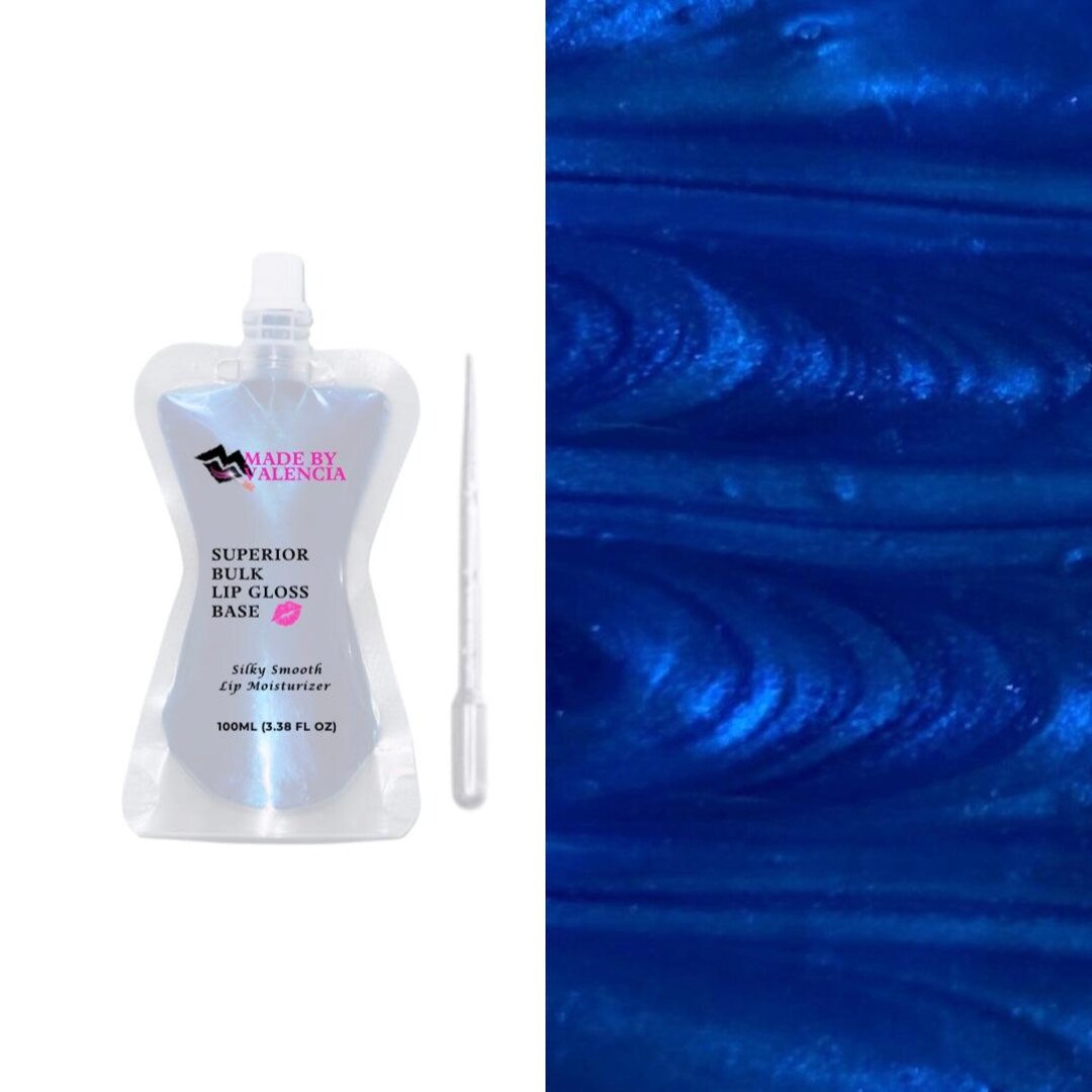 Lip Gloss Base, 100ml, Moisturizing, Blue Lip Gloss, Wholesale, Ready ...