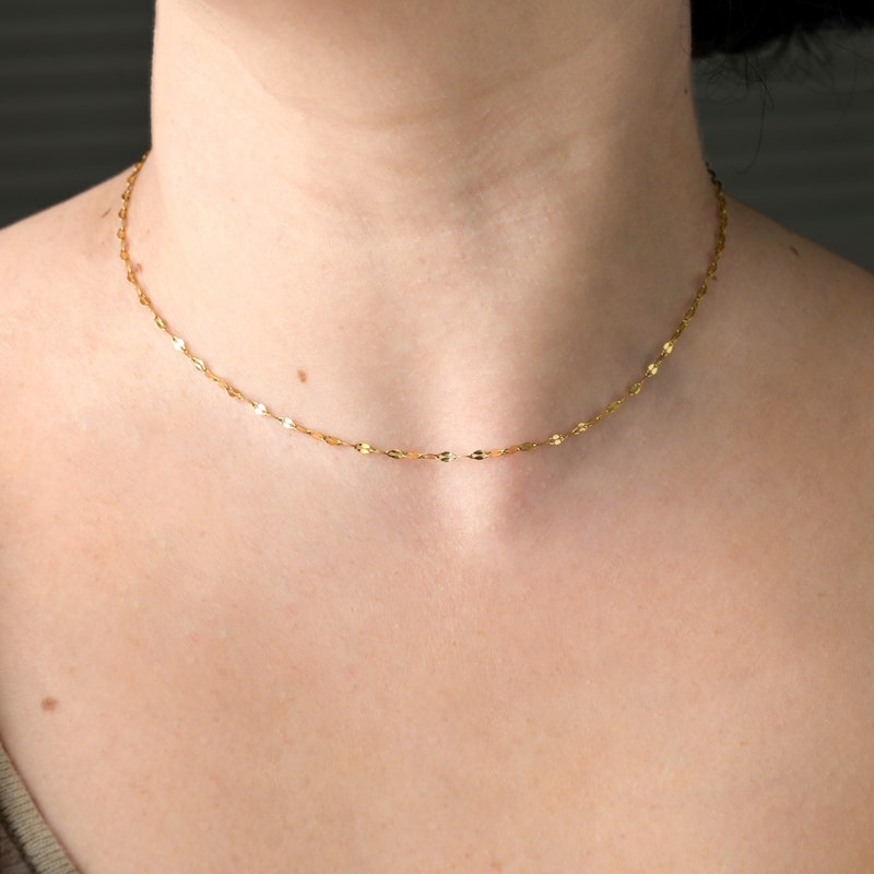 Mirror Gold Chain - Etsy