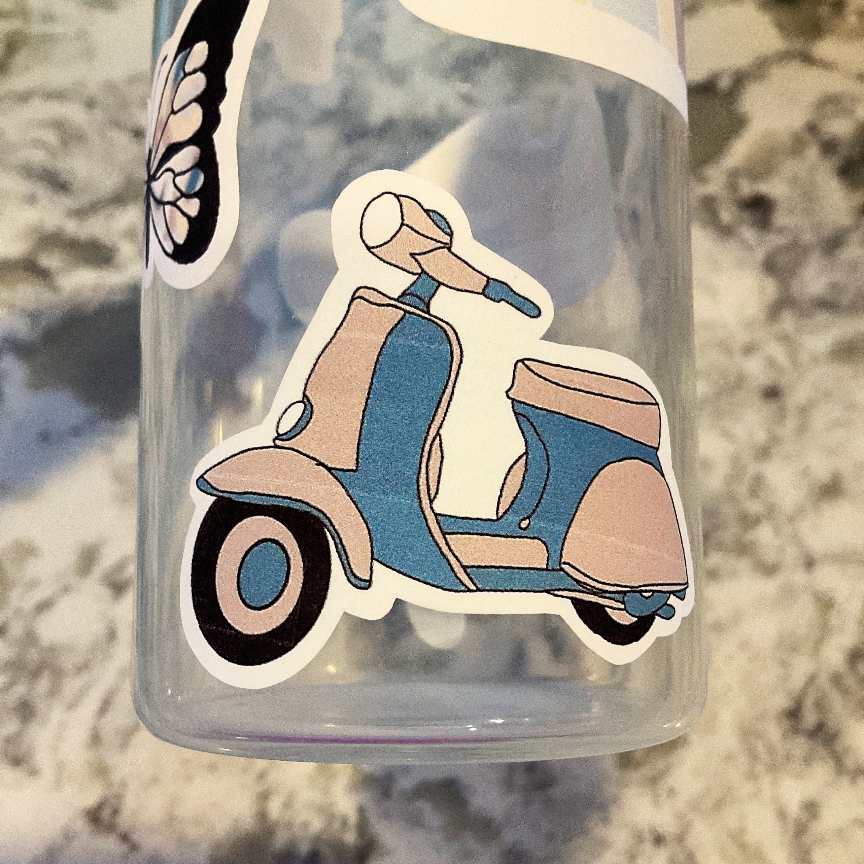 Moped Sticker | Etsy