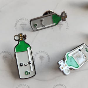 Oxygen Tank Enamel Pin – Cute & Fun Respiratory Therapy Accessory - Etsy