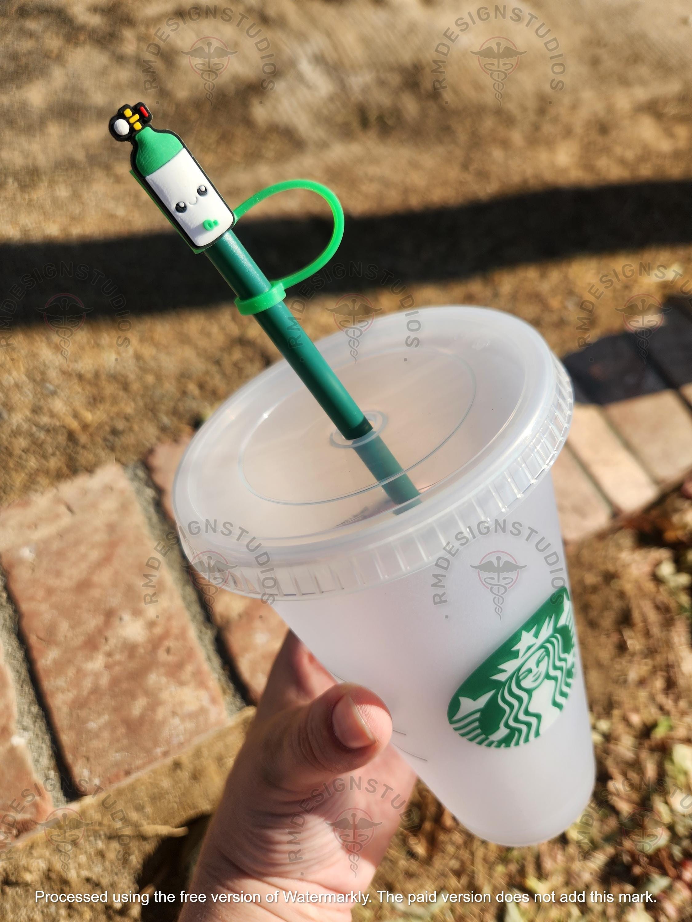 Oxygen Tank Straw Topper - Perfect for Any Size Straw, Great Gift - Etsy