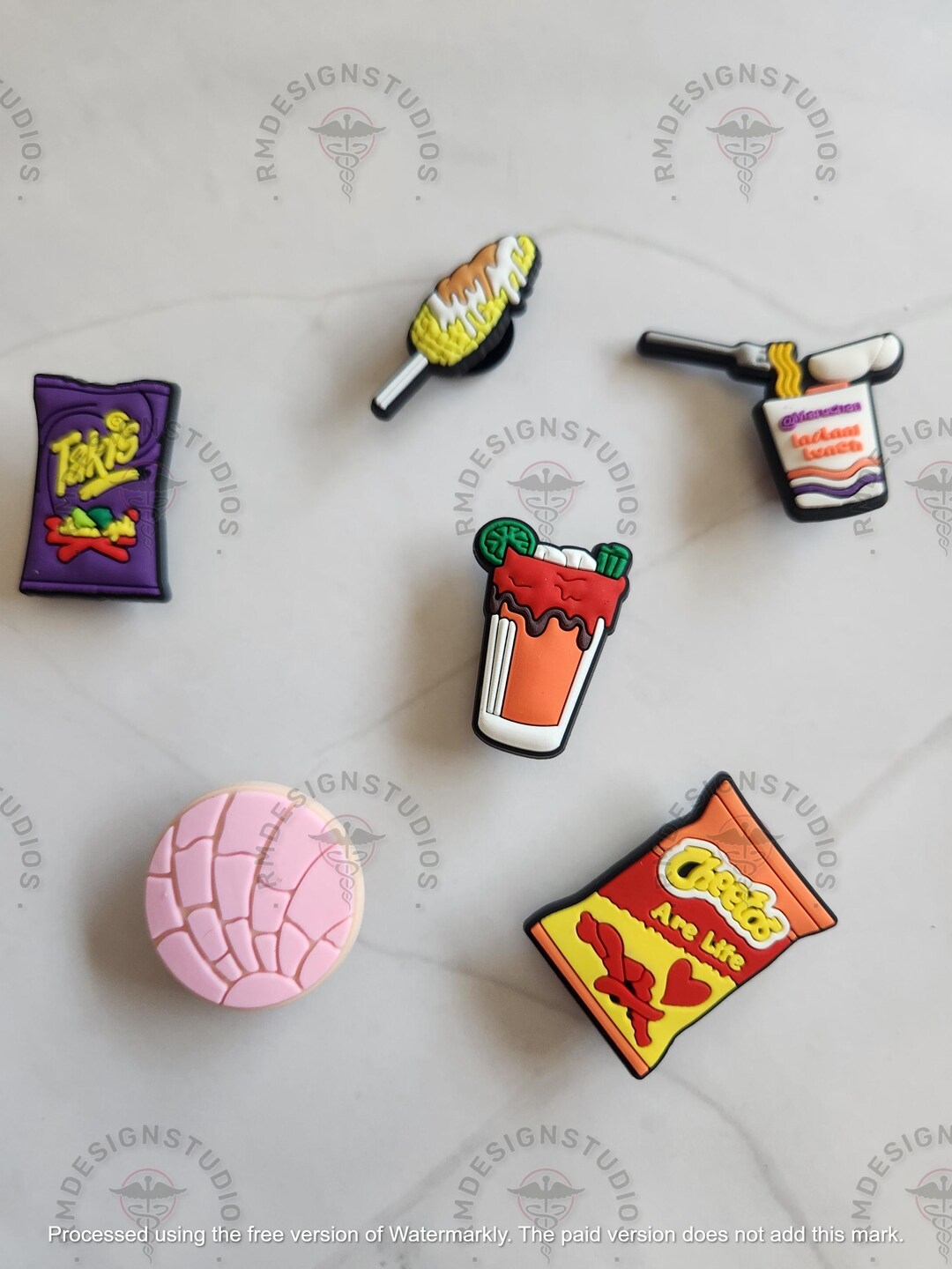 Snack Lover’s Fiesta Shoe Charm Set – Mini Mexican-inspired Snacks ...