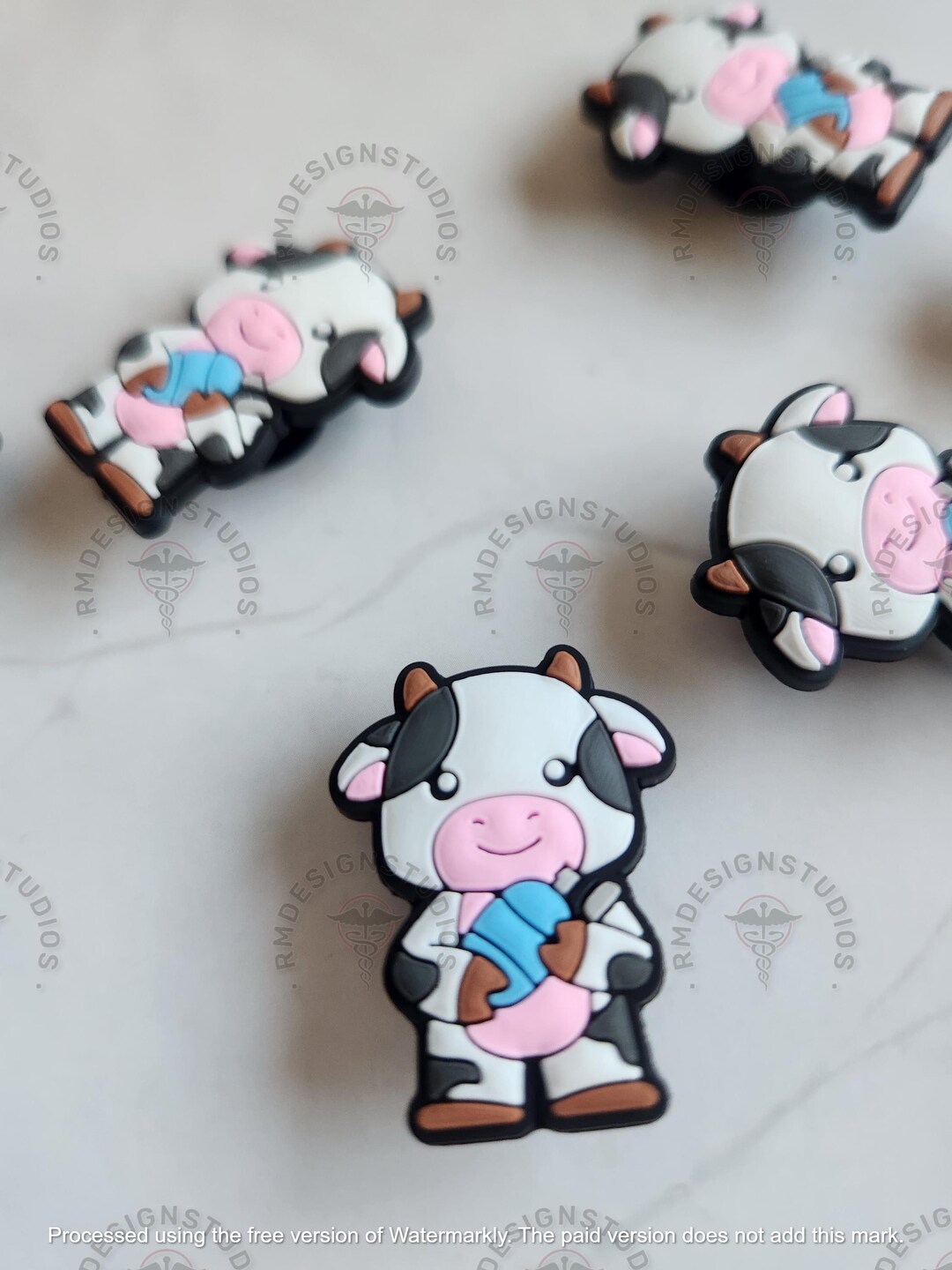Cow With Ambu Bag Shoe Charm – Cute & Fun Medical-themed Accessory - Etsy