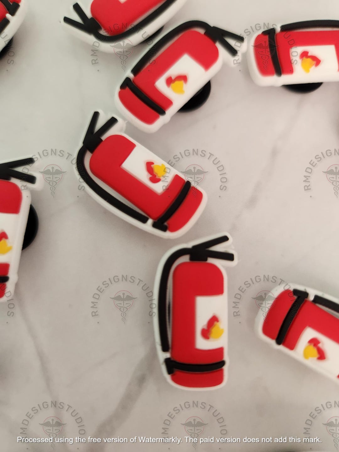 Fire Extinguisher Shoe Charm – Fun Firefighter & Safety-themed ...