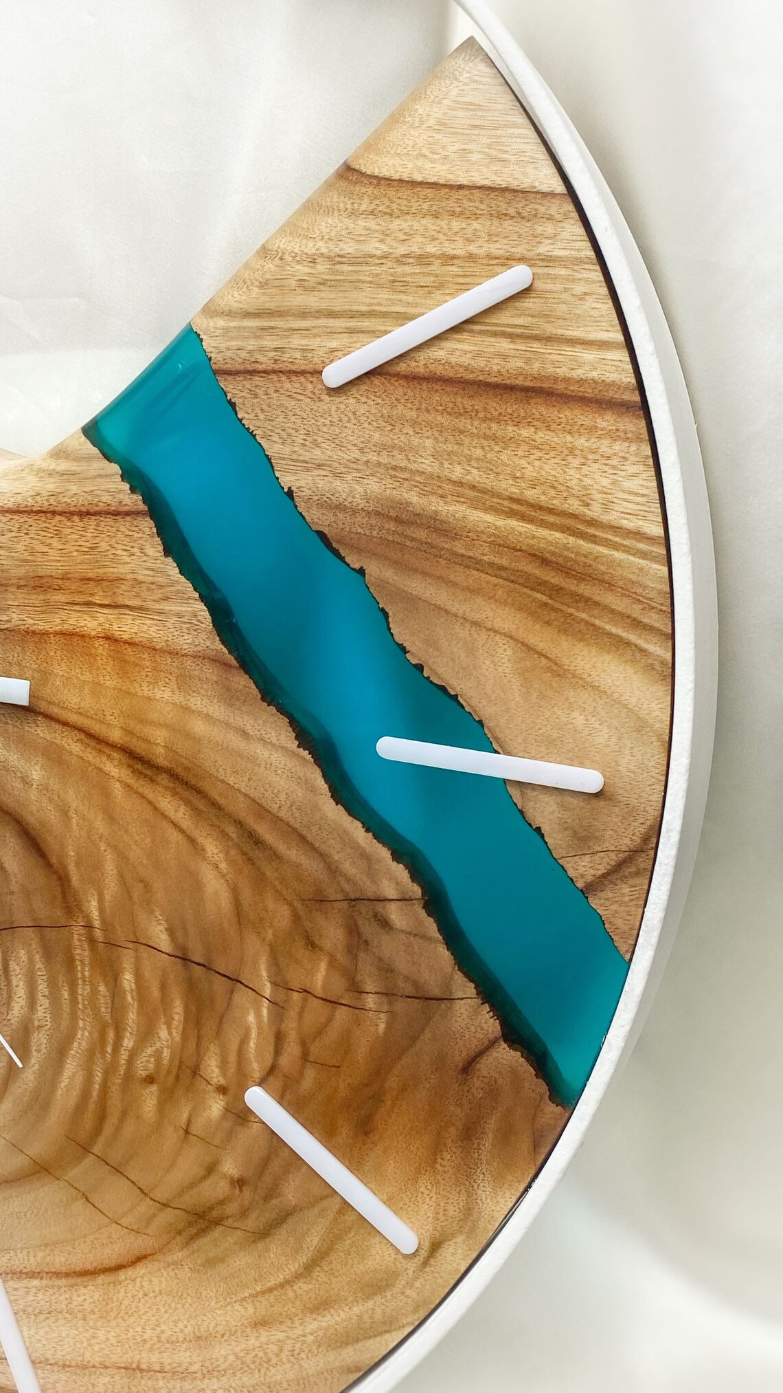 Resin Clock. Wood Clock. Wooden Clock. Wall Clock. Handmade Clock ...