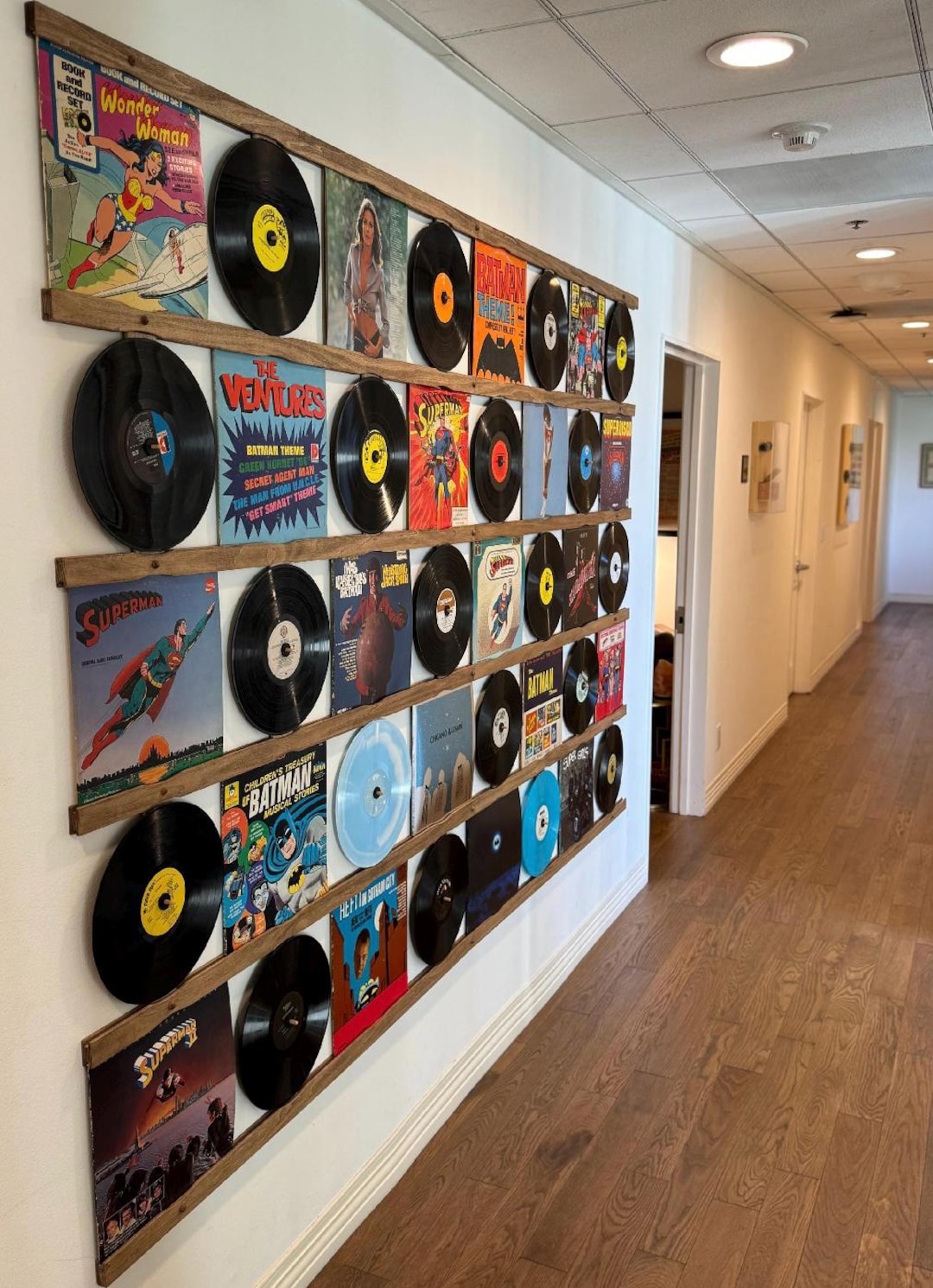 Vinyl Record Storage Shelf | Wall Mounted Record Holder [aspen] - Etsy