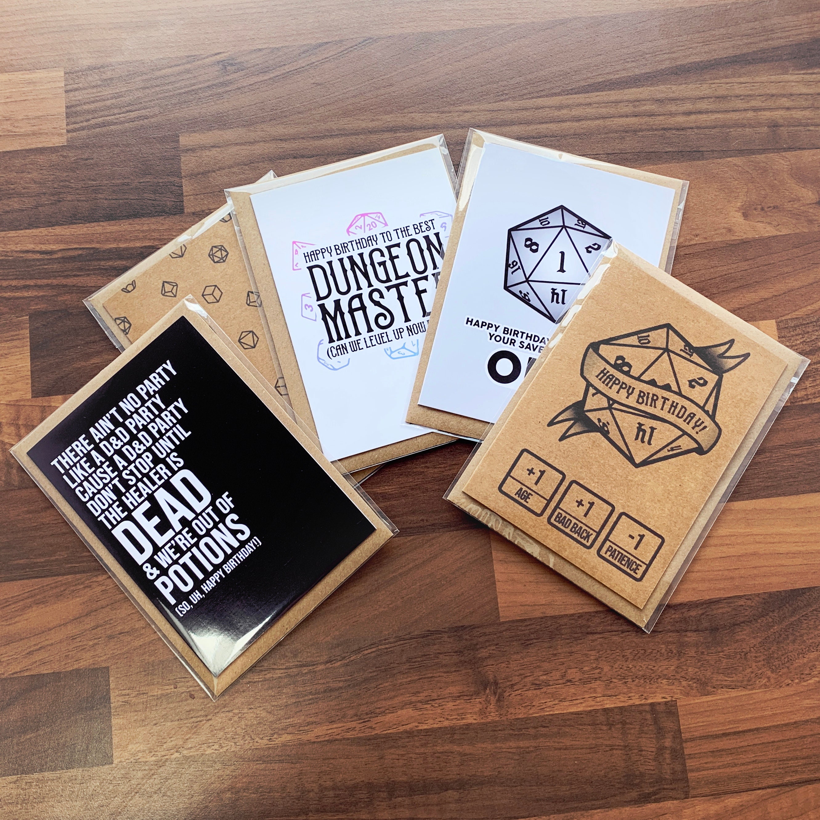 Funny D&D Birthday Card Party Wipe Dungeons and Dragons - Etsy UK