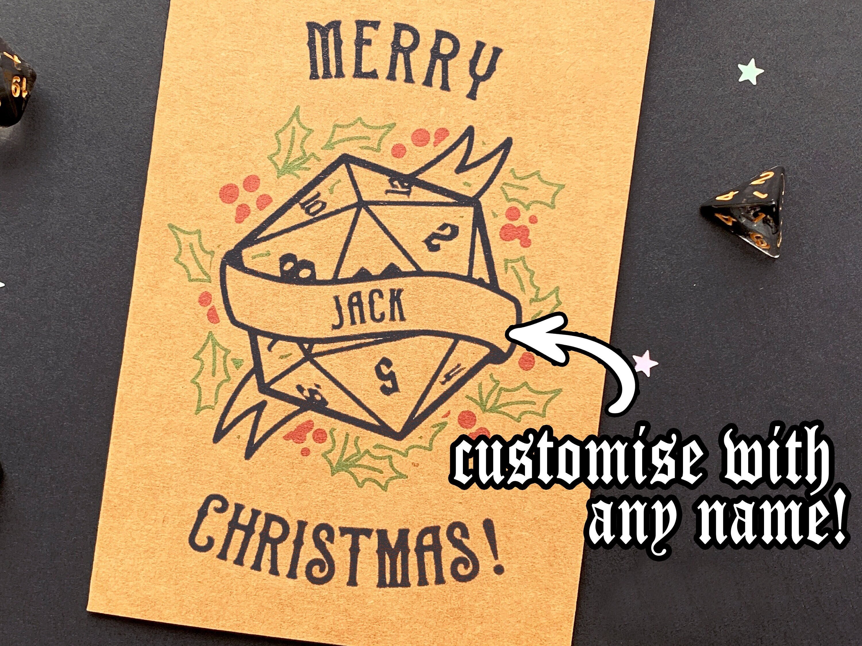 Dm Christmas Card - Etsy
