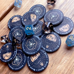 D&D Inspiration Tokens Dungeons and Dragons Inspiration Tokens, Dnd ...