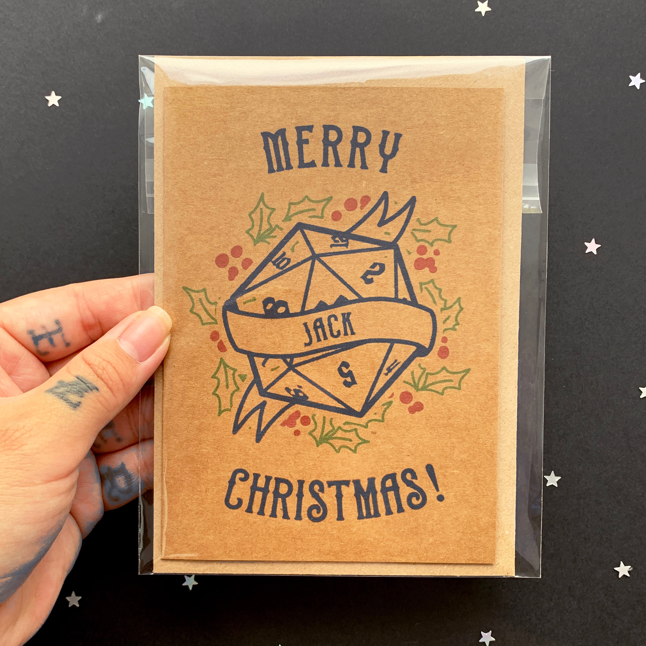 Personalised Dungeons and Dragons Christmas Card Dnd - Etsy UK