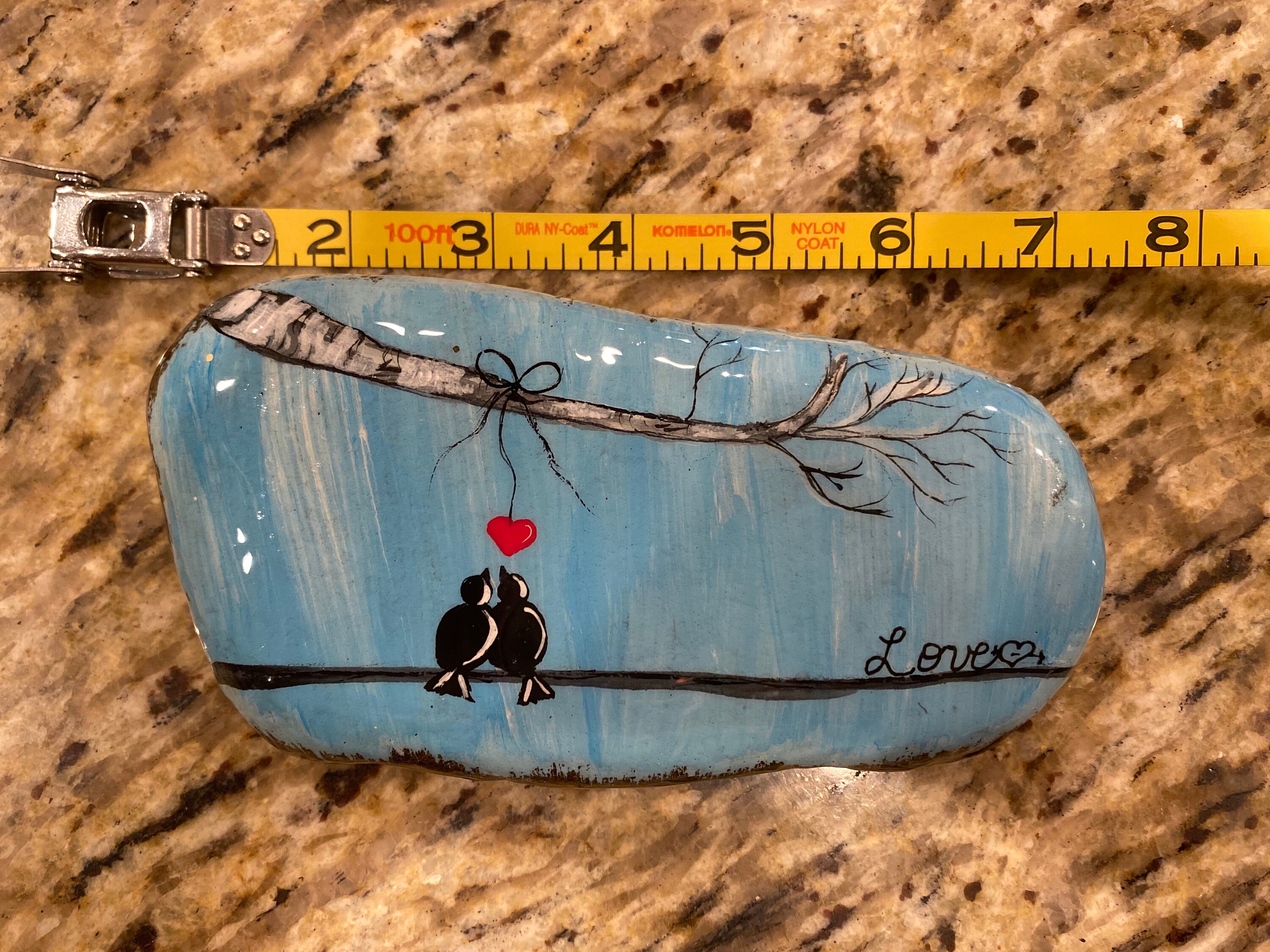Love Birds Valentines Rock - Etsy