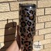 Customized Gold Leopard Glitter Stanley Tumbler - Etsy