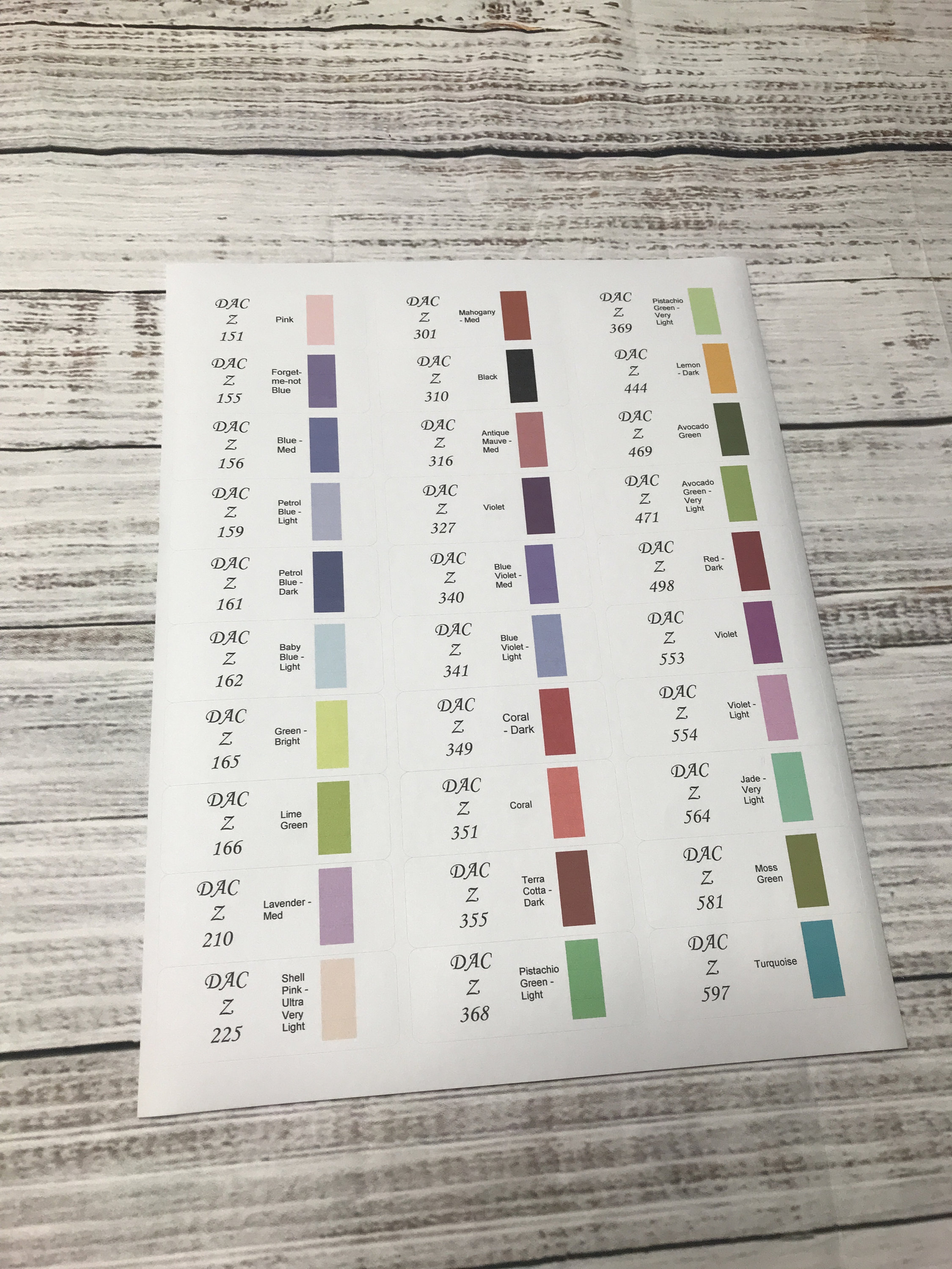 DAC special and 6000 #s drills diamond painting Spare Drill labels ...