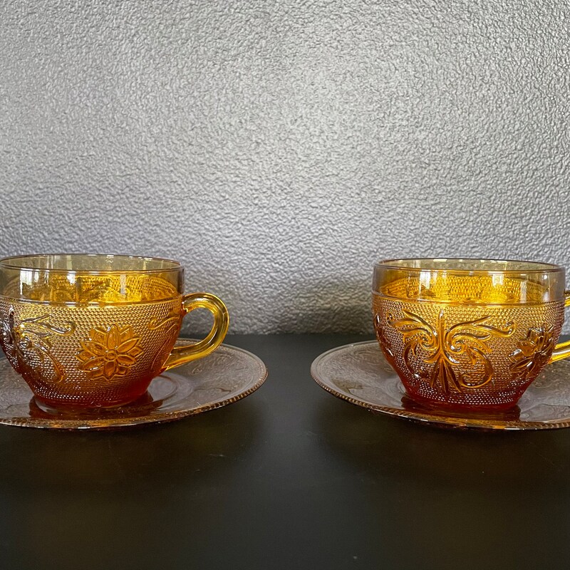 Glass Tea Cups - Etsy