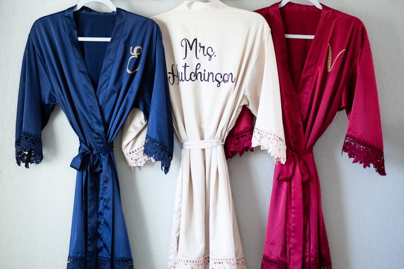 Personalized Bridesmaid Robes Robes for Flower Girls | Etsy