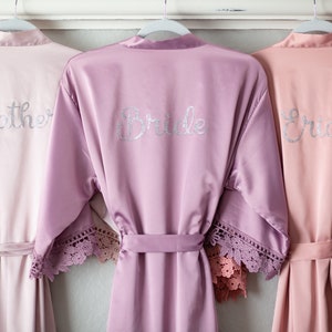 Personalized Bridesmaid Robes- Robes for Flower Girls- Bridesmaid Gift ...