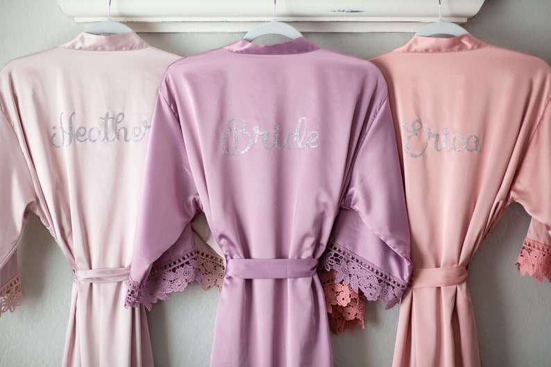 Personalized Bridesmaid Robes Robes for Flower Girls | Etsy