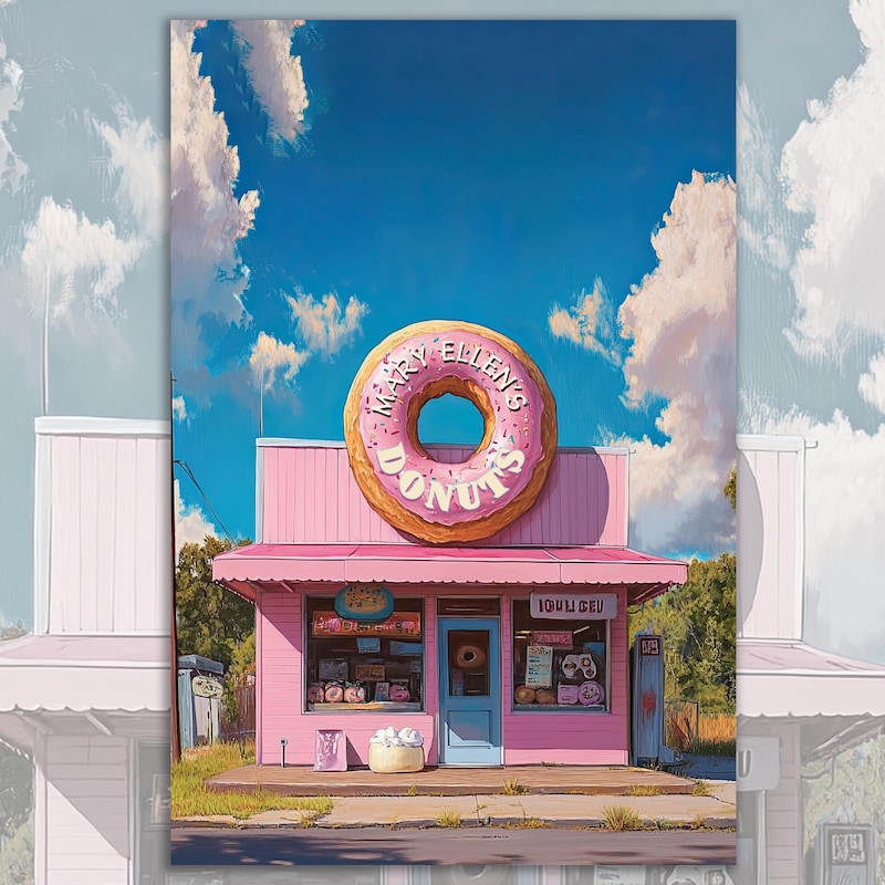 Doughnut Shop Sign - Etsy