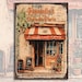 Personalized French Café Sign. Vintage-style French Kitchen Sign. Great ...