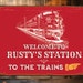 Train Station Sign | Personalized Metal Sign | Perfect Gift for Any ...