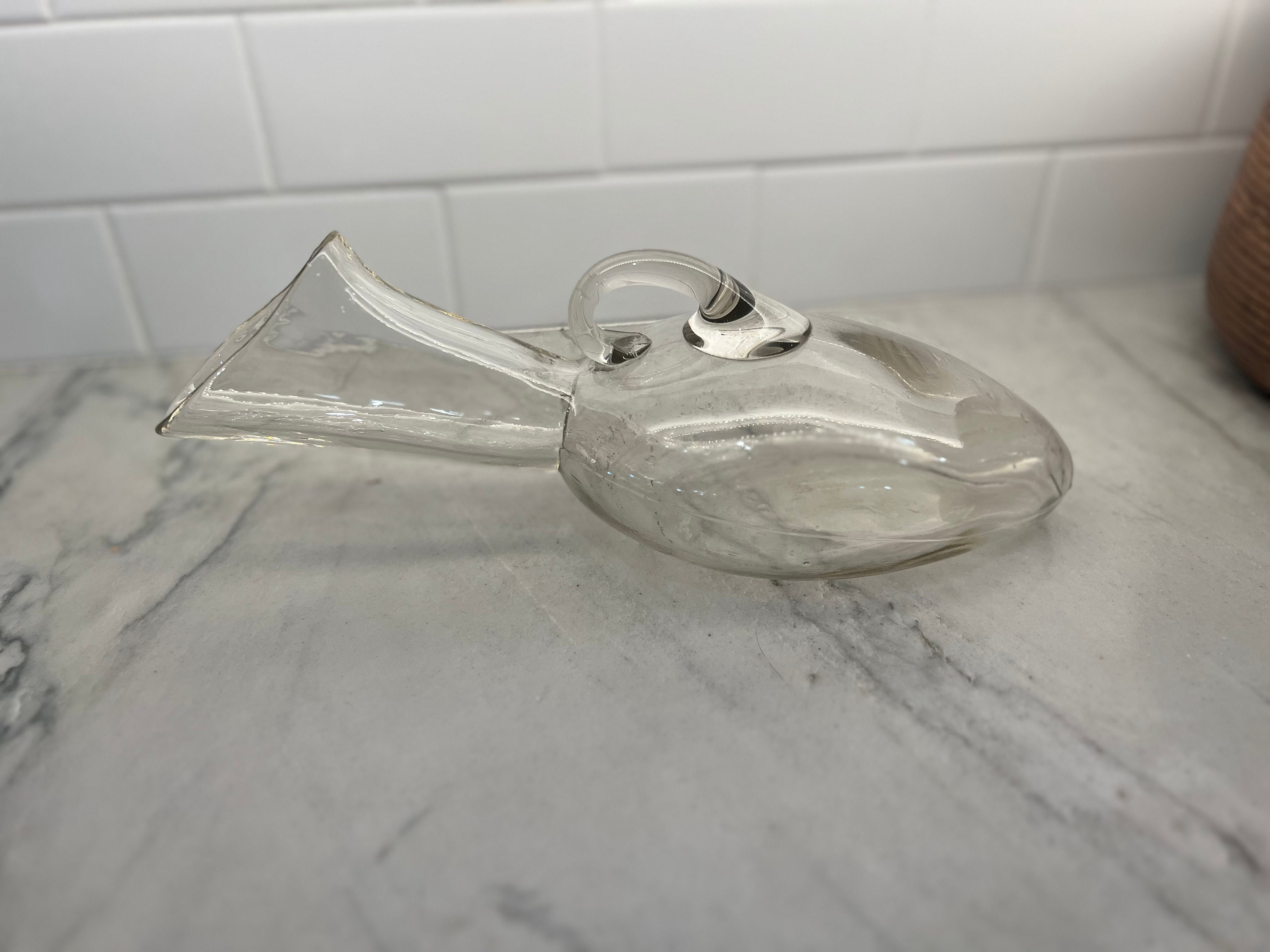 Antique Hospital Urinal, Clear Glass W/ Handle. 12x5x5 - Etsy