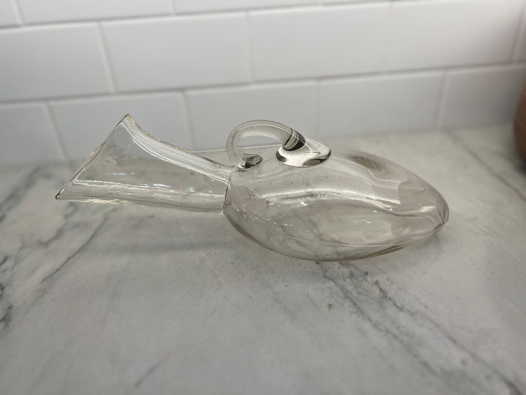 Antique Hospital Urinal, Clear Glass W/ Handle. 12x5x5 - Etsy