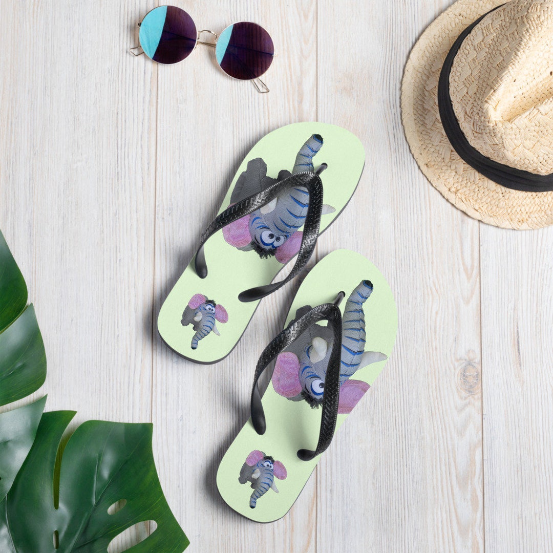 MR. ELEPHANT Flip Flops - Etsy