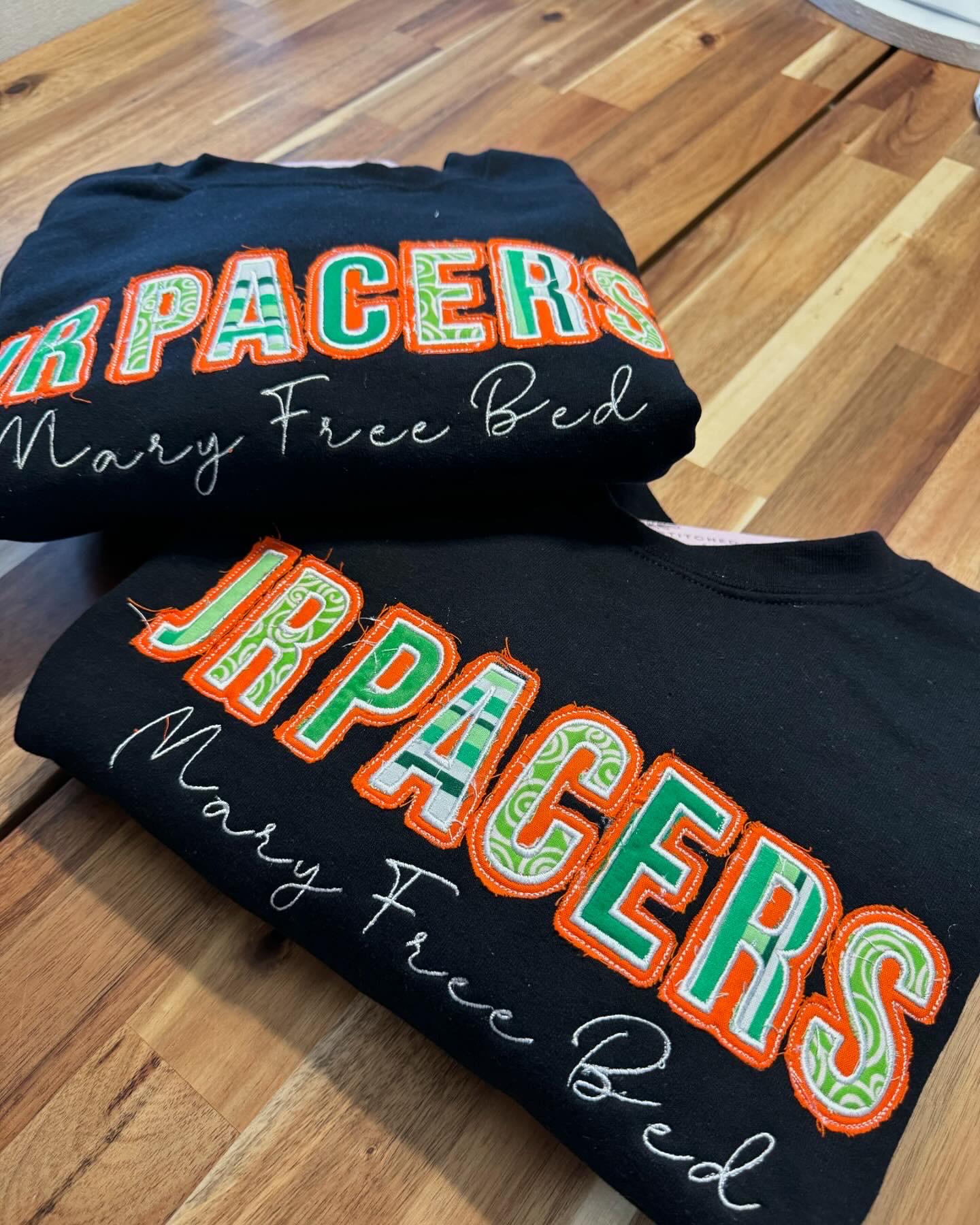 Custom School Spirit Sweatshirt Back to School Double Applique - Etsy