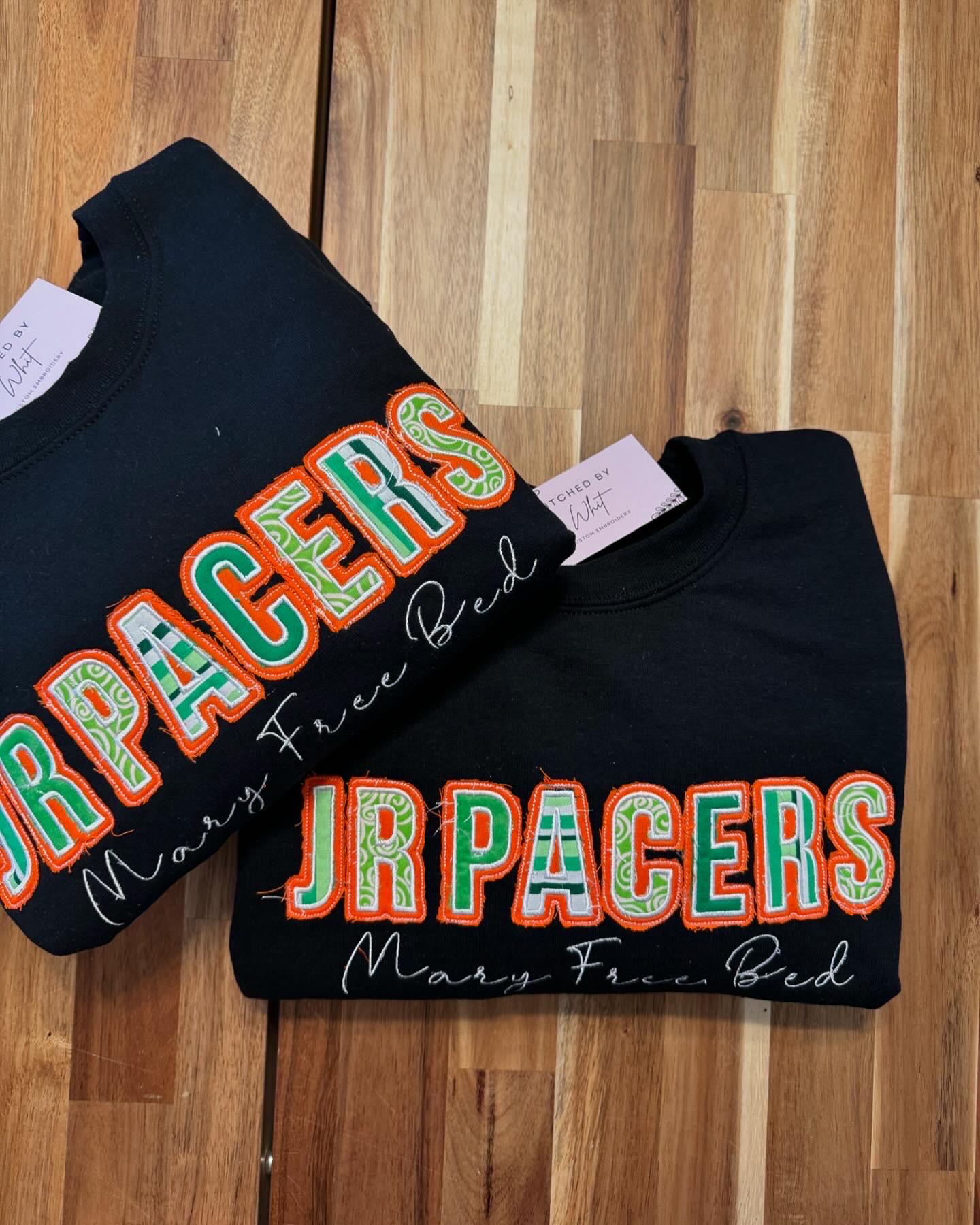 Custom School Spirit Sweatshirt | Back to School | Double Applique - Etsy