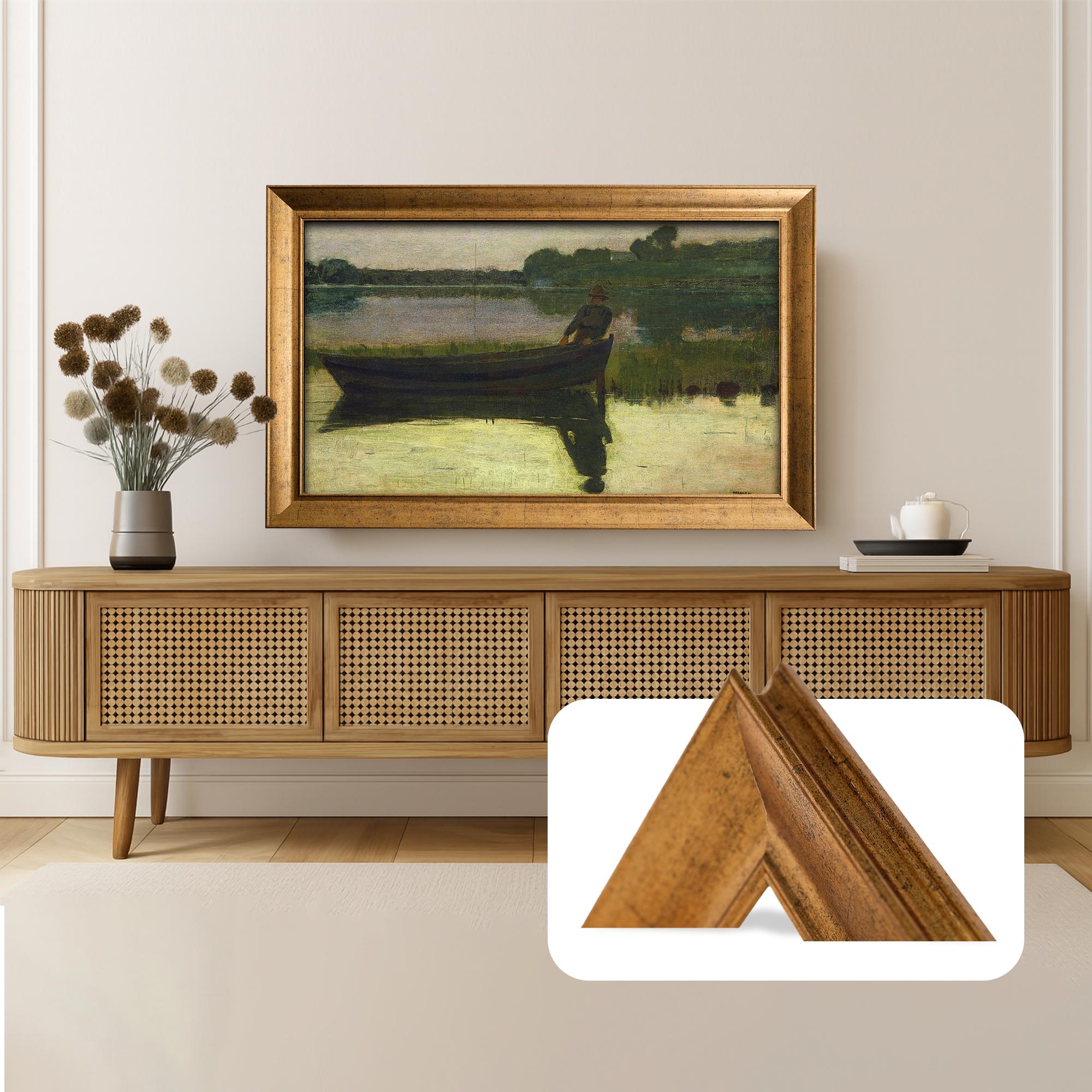 Hand-crafted TV Frame for Samsung Frame TV, Custom Tv Frame, Tv Bezel ...