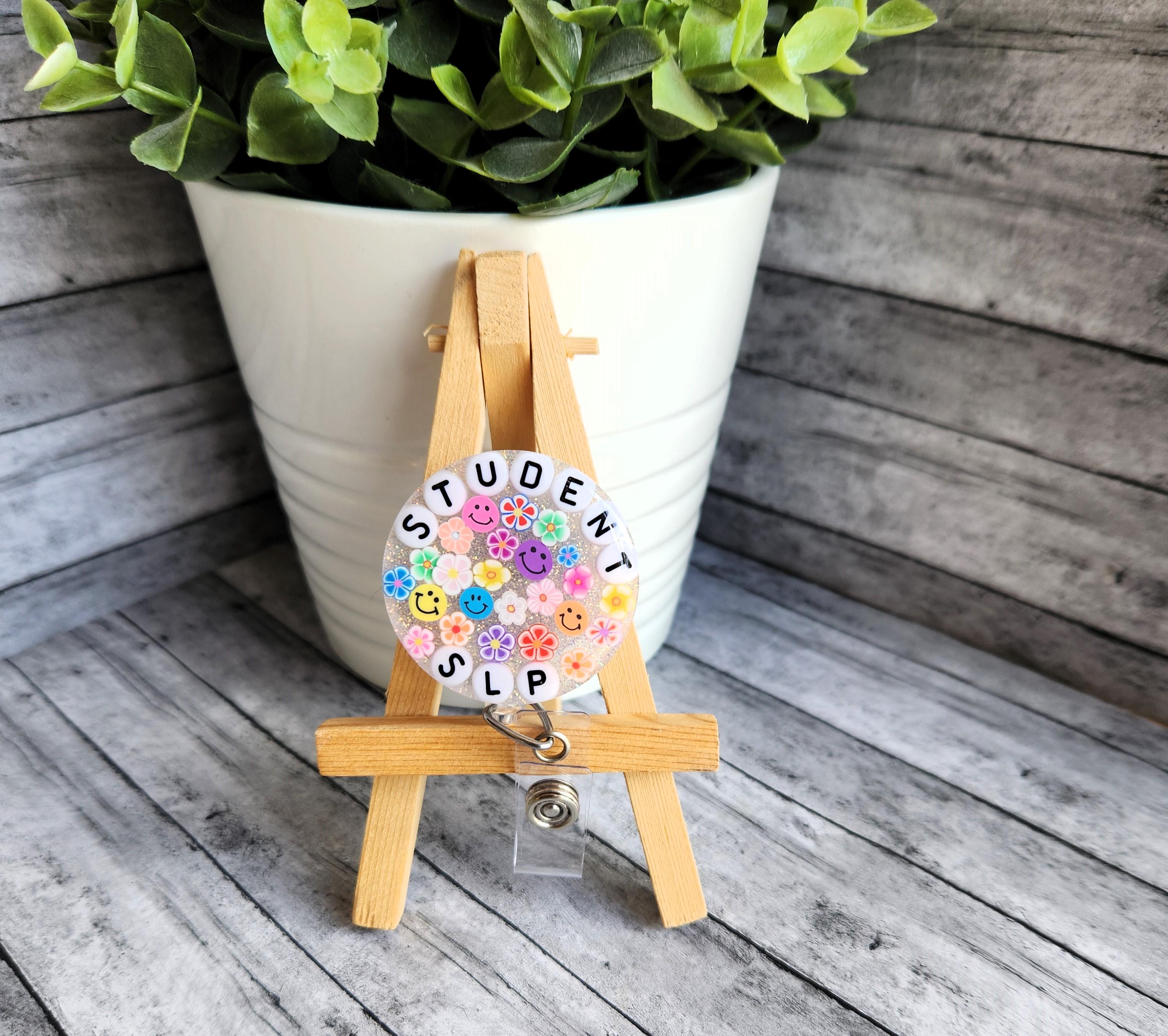 SLP Student Badge Reel, Speech Language Pathologist Gift, Customized ...