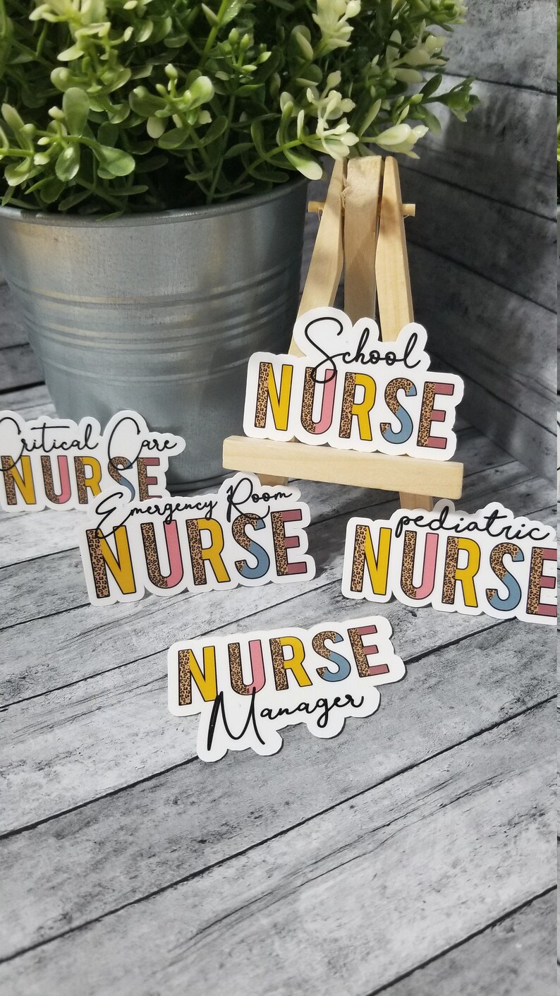 Nurse Stickers / Nursing Specialties / RN / Future Nurse / NP - Etsy